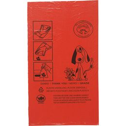 Var Hundekotbeutel, PE, Volumen 3,4 l, BxH 350 x 200 mm, rot, VE 1000 Stk