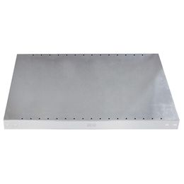 eurokraft pro Fachboden verzinkt extra, Kantenhöhe 40 mm, VE 2 Stk, BxT 1000 x 600 mm