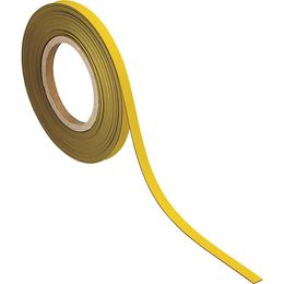 Maul Kennzeichnungsband, magnethaftend, LxB 10000 x 10 mm, VE 2 Stk, gelb