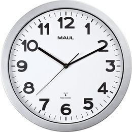 Maul Wanduhr Maulstep, Kunststoff, Funkuhrwerk, Ø 350 mm
