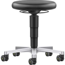 bimos ESD-Hocker, mit Rollen, Kunstleder