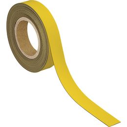 Maul Kennzeichnungsband, magnethaftend, LxB 10000 x 30 mm, VE 2 Stk, gelb