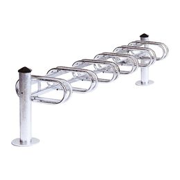 PROCITY Fahrradständer MERCURE, 6 Stellplätze, einseitig, feuerverzinkt