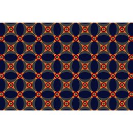 NOTRAX Schmutzfangmatte, Notrax Déco Design™, LxB 1800 x 1200 mm, blau/orange