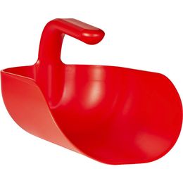 vikan Handschaufel, ergonomisch, Volumen 2 l, VE 10 Stk, rot