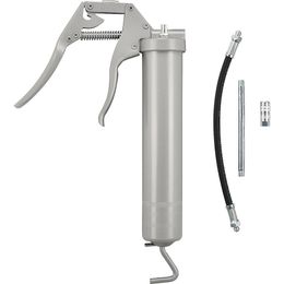 Pressol Einhandfettpresse, mit Düsenrohr, Hydraulikmundstück und Panzerschlauch, für Fette bis NLGI 2 bei 20 °C