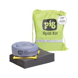 PIG Notfall-Kit in Tragebeutel, Ausführung universal, absorbiert 10,4 l