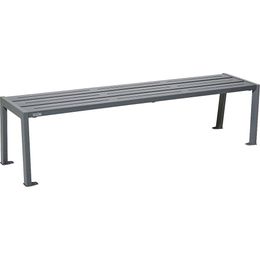 PROCITY Stahlparkbank SILAOS®, Länge 1800 mm, anthrazitgrau