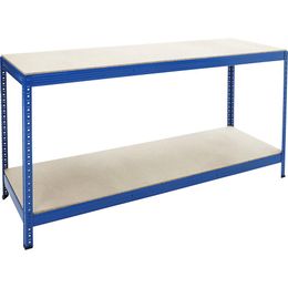Arbeitstisch, mit 2 Etagen, Breite 1400 mm kaiserkraft