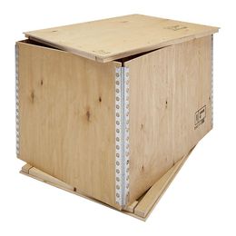 ratioform economy Holzfaltkiste, ohne Kufen, Außen-LxBxH 1195 x 755 x 765 mm, ab 5 Stk