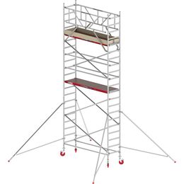 Altrex Fahrger&uuml;st RS TOWER 41 schmal, Holzplattform, L&auml;nge 1,85 m, Arbeitsh&ouml;he 7,20 m
