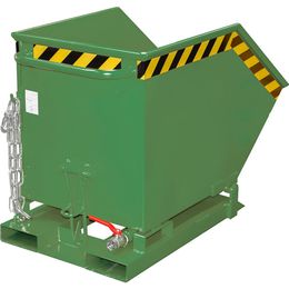 eurokraft pro Späne-Kippmulde, Volumen 250 Liter, resedagrün