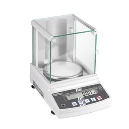Kern Präzisionswaage, Justierautomatik, eichfähig, Wägebereich bis 620 g, Ablesbarkeit 0,001 g, Wägeplatte 140 mm