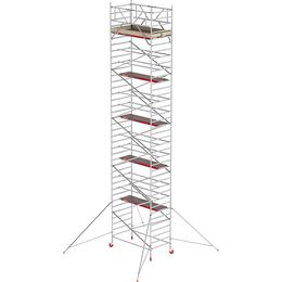 Altrex Fahrgerüst RS TOWER 42 breit, Holzplattform, Länge 1,85 m, Arbeitshöhe 12,20 m