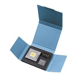 ratioform ESD-Cortronic Chip-Container, mit Steckschaum, Innen-LxBxH 95 x 30 x 15 mm, ab 150 Stk