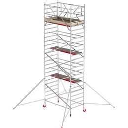 Altrex Fahrgerüst RS TOWER 42 breit, Holzplattform, Länge 1,85 m, Arbeitshöhe 8,20 m