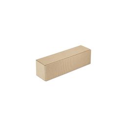 ratioform Flaschen-Geschenkkarton, offene Welle, für 1 Flasche, natur, ab 200 Stk