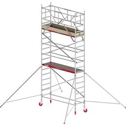 Altrex Fahrger&uuml;st RS TOWER 41 schmal, Holzplattform, L&auml;nge 1,85 m, Arbeitsh&ouml;he 6,20 m