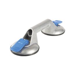 Bohle Saugheber VERIBOR®, 2-Kopf-Alu-Körper zur Einhandbedienung, Tragfähigkeit 60 kg, Scheiben-Ø 120 mm, ab 2 Stück