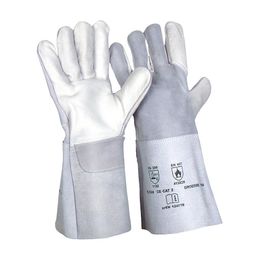 Hitzeschutz-Handschuhe, Leder, VE 12 Paar, Gr&ouml;&szlig;e 10 kaiserkraft