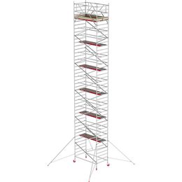 Altrex Fahrgerüst RS TOWER 42 breit, Holzplattform, Länge 1,85 m, Arbeitshöhe 14,20 m