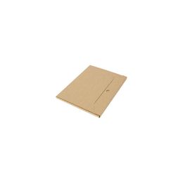 ratioform Flach-/Kalender-Pack, 1-wellig, Innen-LxBxH 460 x 360 x 10 mm, braun, ab 200 Stk