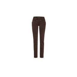 Relaxed by Toni 5-Pocket-Jeans dunkel-braun (1-tlg)