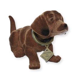 Rakso Oskar Schneider GmbH Dekofigur Orginal Wackel Dackel Figur Hund Wackelfigur H 10 cm mit Wackelkopf