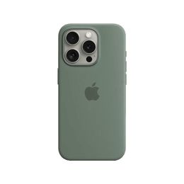 Apple Silikon Case mit MagSafe, Backcover, Apple, iPhone 15 Pro, Zypresse