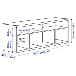 IKEA KALLAX TV-Möbel, Kombination