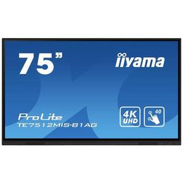 iiyama PROLITE TE7512MIS-B1AG Digital Signage Display 189.3 cm 74.5 Zoll 3840 x 2160 Pixel 24/7