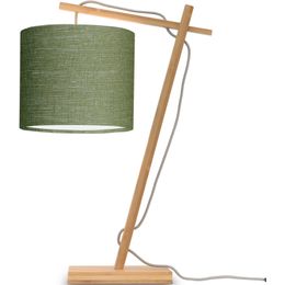 Good&Mojo Tischleuchte GOOD&MOJO "Andes" Lampen Gr. Ø 15 cm Höhe: 46 cm, grün Designlampe Tischlampen
