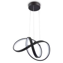 Pendelleuchte Paco Home "DEON" Lampen Gr. Höhe: 21 cm, schwarz (schwarz, weiß) LED Hängeleuchten und Pendelleuchten