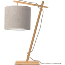 Good&Mojo Tischleuchte GOOD&MOJO "Andes" Lampen Gr. Ø 15 cm Höhe: 46 cm, beige (dunkelbeige) Designerlampe Tischlampen