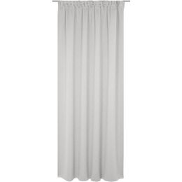 Vorhang WIRTH "Torbole" Gardinen Gr. 245 cm, Multifunktionsband, 132 cm, braun (hellbraun) Schlafzimmergardinen