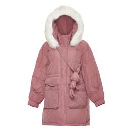 Koosh Winterjacke Damen Gr&ouml;&szlig;e M pink / wei&szlig;