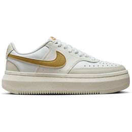Nike Court Vision Alta Sneaker Damen in white-metallic gold-light bone-sail