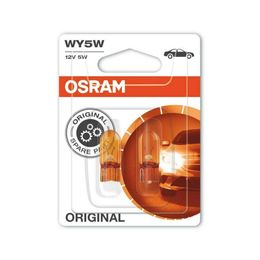 Osram KFZ-Ersatzleuchte Osram WY5W 12V 5W Blinker Blinkerbirne Orange 2er Blister