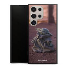 DeinDesign Galaxy S24 Ultra Handy Premium Silikon H&uuml;lle Handyh&uuml;lle schwarz Case The Child Star Wars Baby Yoda Silikon Premium Case