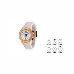 BULTACO Quarzuhr Amen Damen-Armbanduhr Uhr Silikon H1PW43C-CW1 43mm