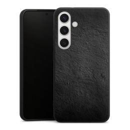 DeinDesign Galaxy S24 Handy Premium Silikon Hülle Handyhülle schwarz Case Stone Concrete Wand Silikon Premium Case