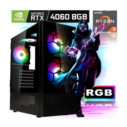 Meinpc Player 7500 RTX 4060 Gaming-PC (AMD Ryzen 5 7500F