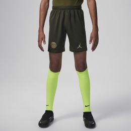 Paris Saint-Germain 2023/2024 Fourth Nike Dri-FIT Replica-Fußballshorts für ältere Kinder - Grün