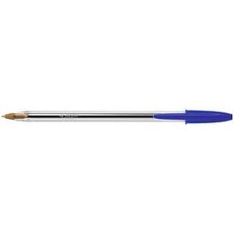 BIC Kugelschreiber Cristal transparent Schreibfarbe blau, 50 St.