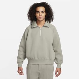 Nike Tech Fleece Herrenoberteil mit 1/2 Reißverschluss – Neu interpretiert - Grau