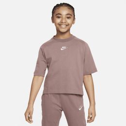 Nike Sportswear Kurzarmoberteil für ältere Kinder (Mädchen) - Lila