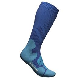 Bauerfeind Sports - Outdoor Merino Compression Socks - Kompressionssocken 38-41 - S: 32-36 cm | EU 38-41 blau