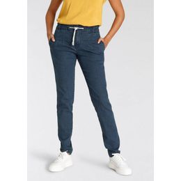 Arizona Bequeme Jeans High Waist, blau
