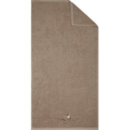 wäschepur unisex Handtuch beige, Größe 70x140 cm - Duschtuch
