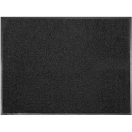 Fußmatte CLEAN, PRIMAflor-Ideen in Textil, rechteckig, Höhe: 8,5 mm, Schmutzfangmatte, große Farbauswahl, waschbar, grau